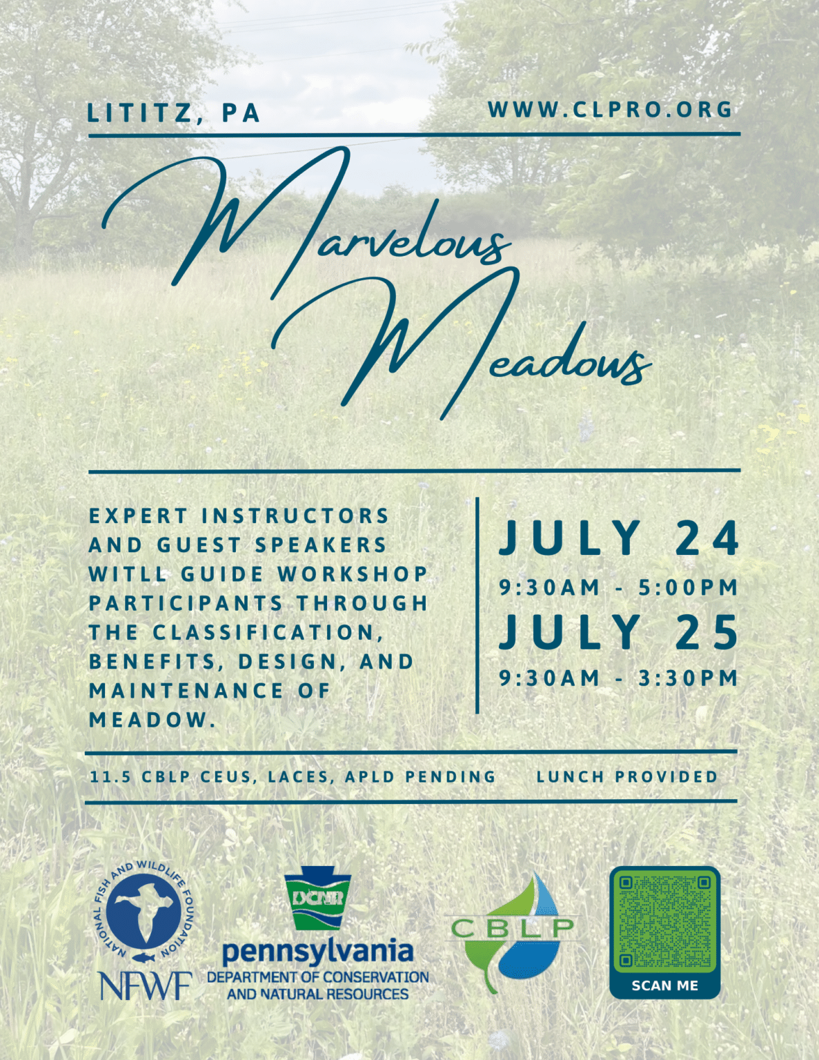 Marvelous Meadows, A Workshop for Landscape Professionals - POWR ...